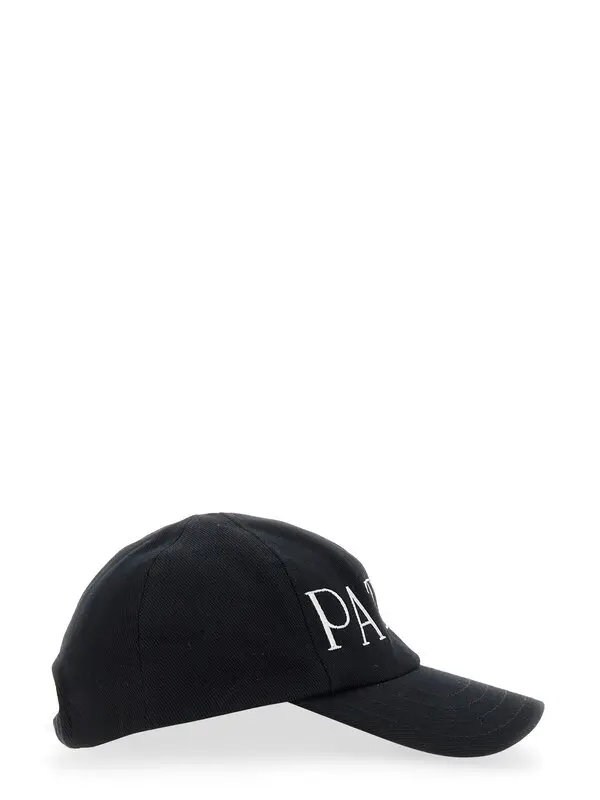 PATOU Baseball Cap With Logo - Black