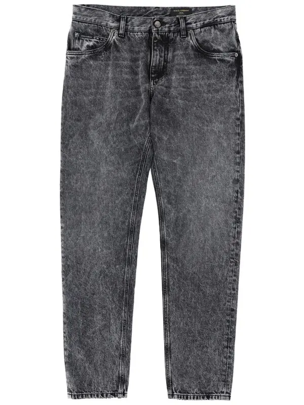 Dolce & Gabbana Jeans In Denim - Black