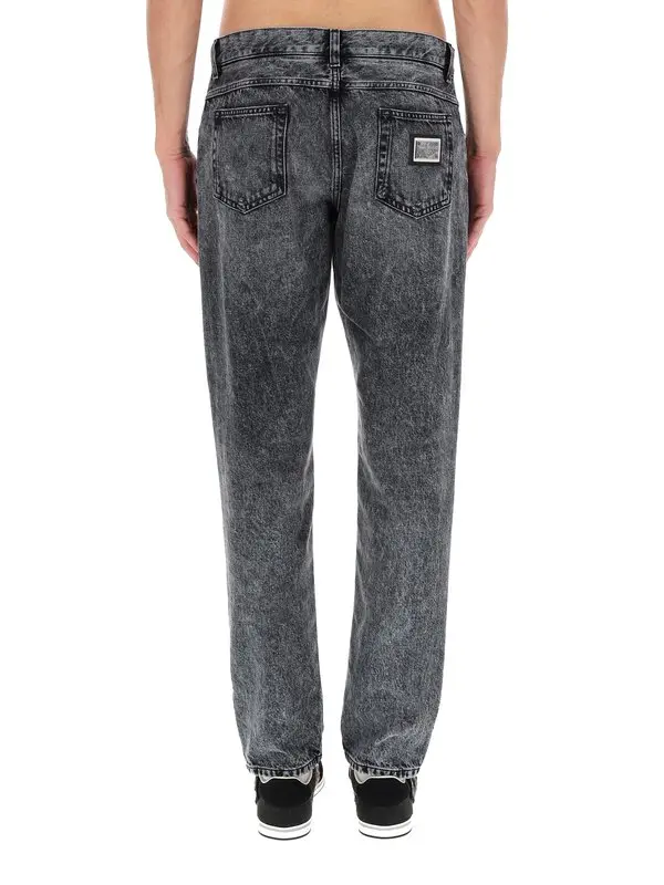 Dolce & Gabbana Jeans In Denim - Black