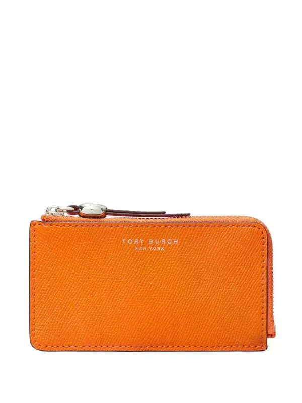 Tory Burch Romy Zip Card Case - Orange