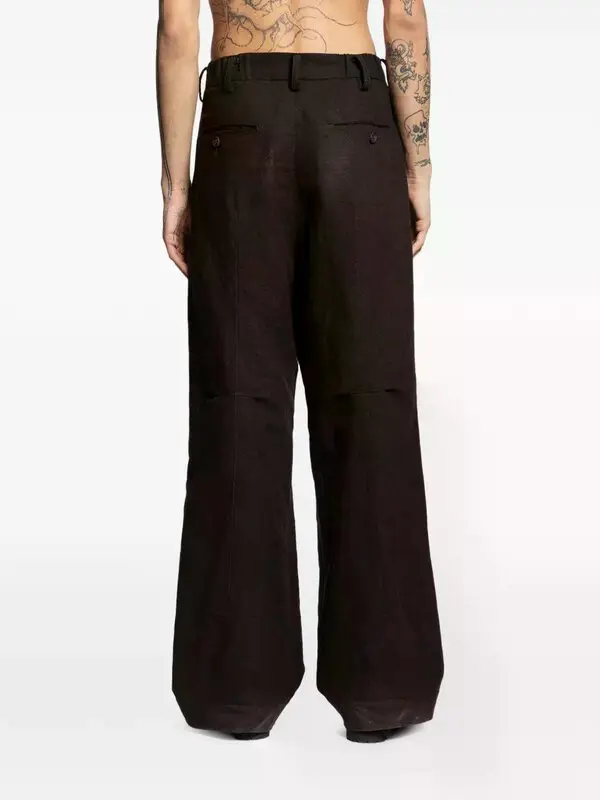 ZIGGY CHEN Straight Leg Worker Trousers