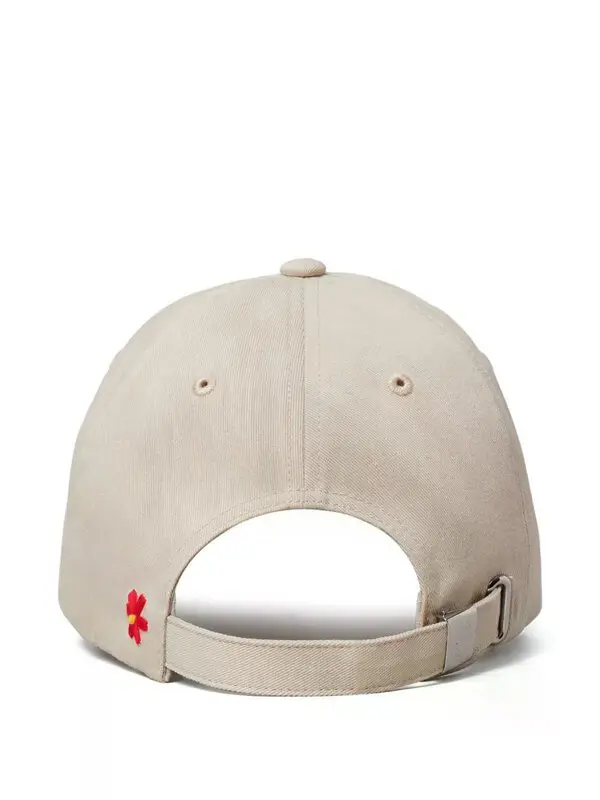 Tory Burch Logo-patch Baseball Cap - Neutrals