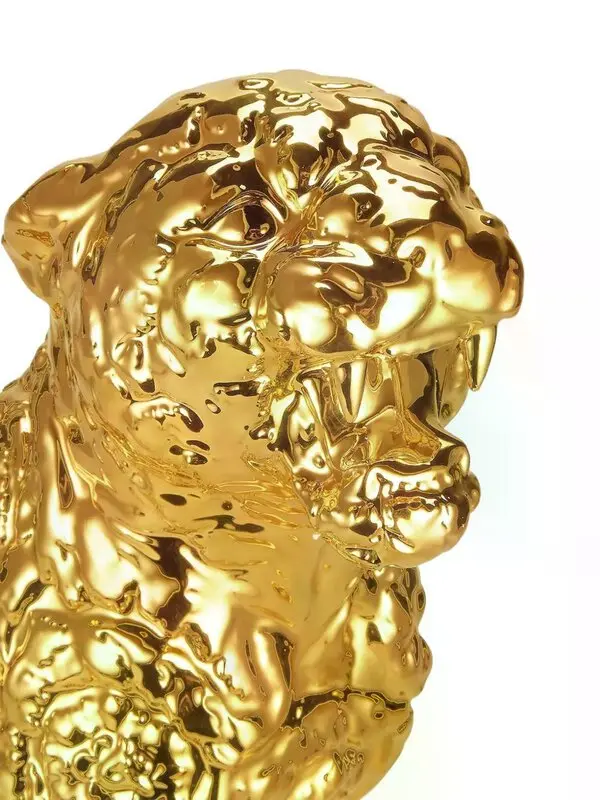 Versace Metallic-finish Cheetah Sculpture