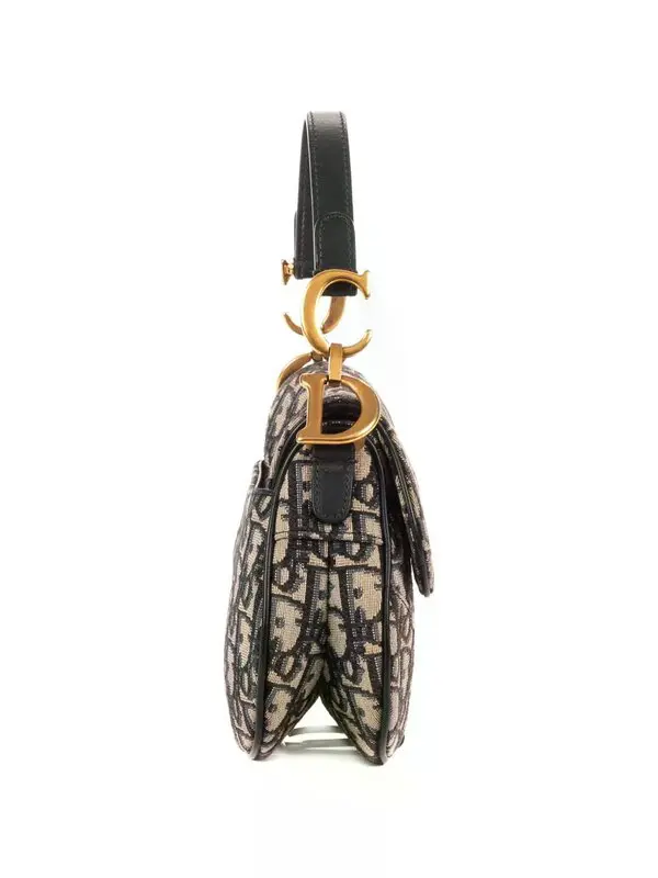 Dior Mini Saddle Handbag - Blue