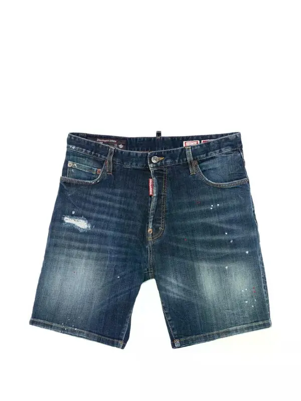 Dsquared2 Distressed Denim Shorts