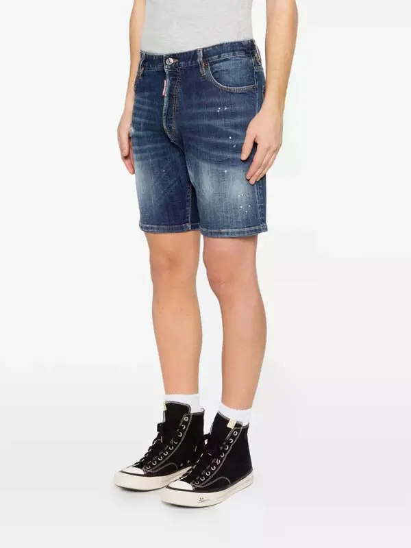 Dsquared2 Distressed Denim Shorts
