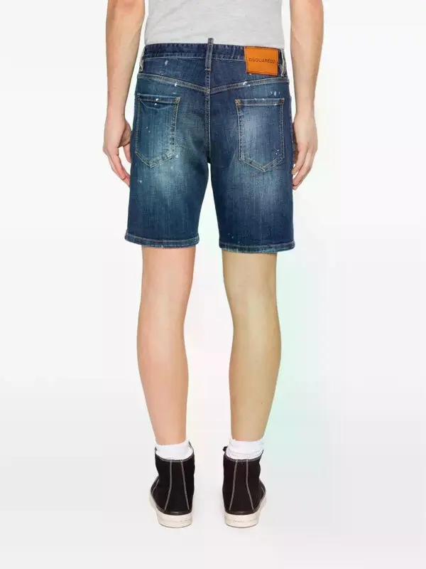 Dsquared2 Distressed Denim Shorts