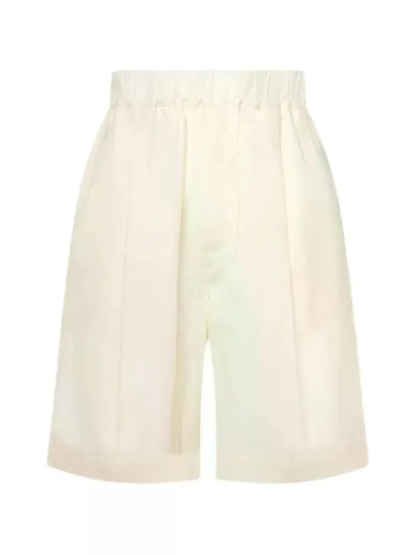 LANEUS Elasticated-waistband Shorts - Neutrals