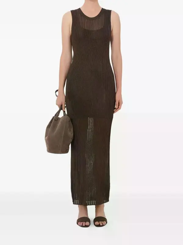 Loulou De Saison Icaria Ribbed Maxi Dress