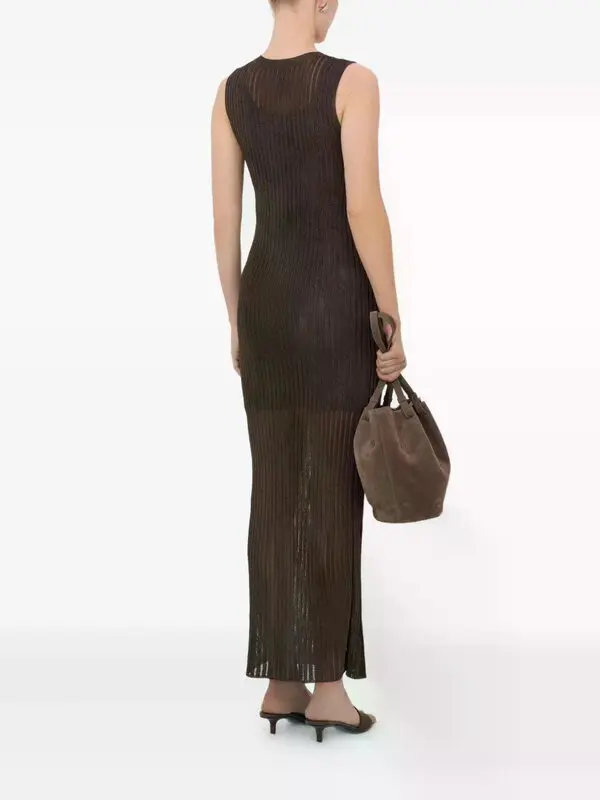 Loulou De Saison Icaria Ribbed Maxi Dress