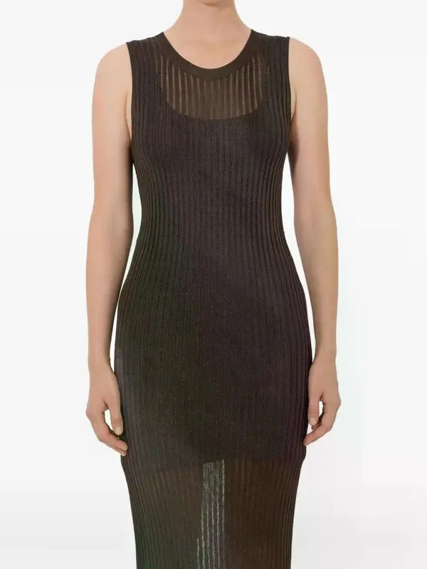Loulou De Saison Icaria Ribbed Maxi Dress