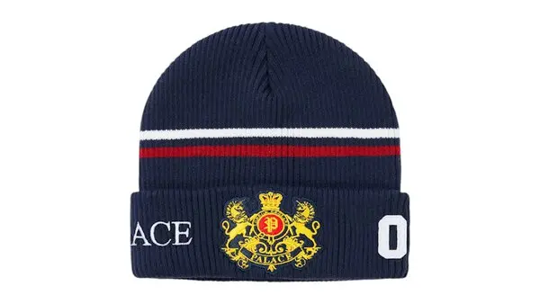 PALACE Established Beanie - Navy Blue