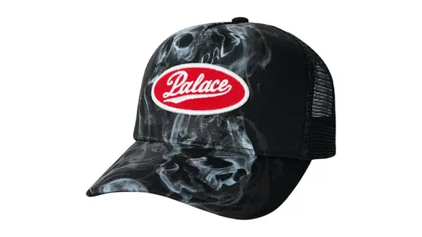 PALACE Smoked Trucker Hat - Black