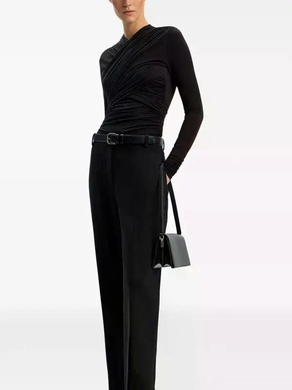 12 STOREEZ Draped Ruched Top