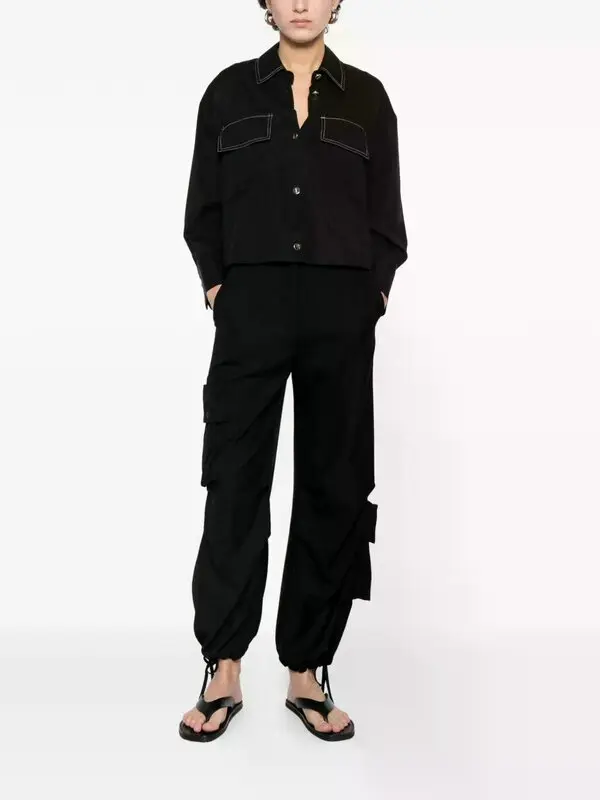 Erika Cavallini Button-fastening Cargo Pants