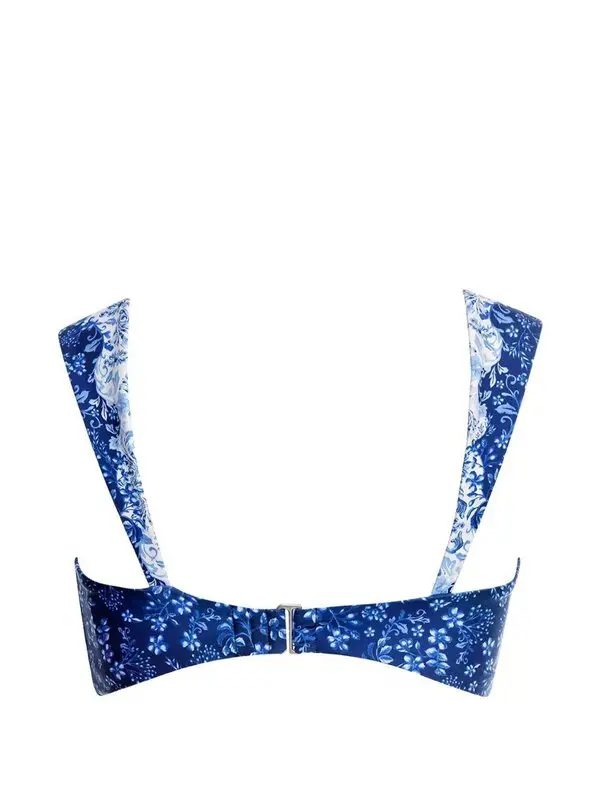 Agua Bendita Malory Placement Print Bikini Top