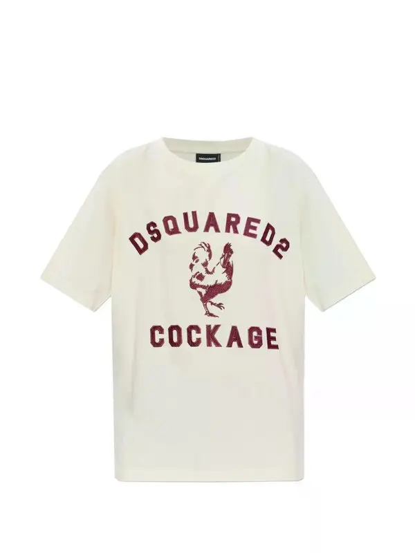Dsquared2 Graphic Cotton T-shirt
