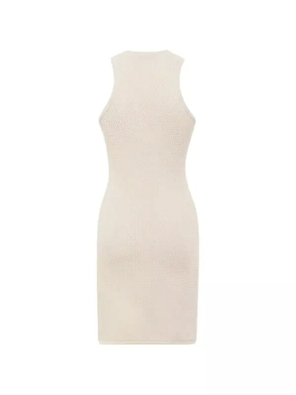 LANEUS Sleeveless Knitted Dress