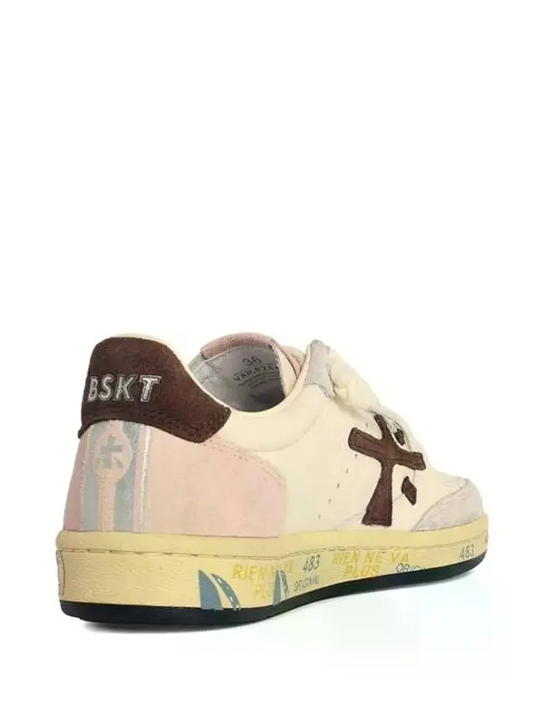 Premiata Bskt Logo Suede Sneakers - Neutrals