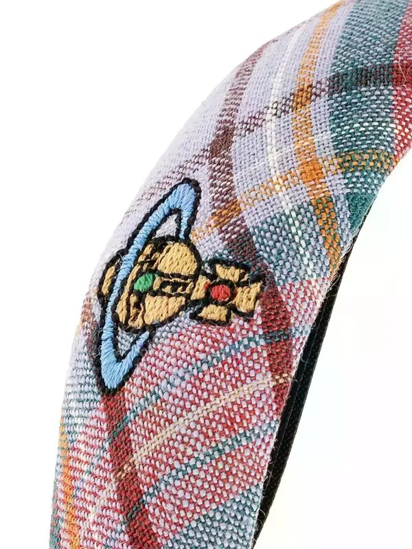 VIVIENNE WESTWOOD Plaid Headband