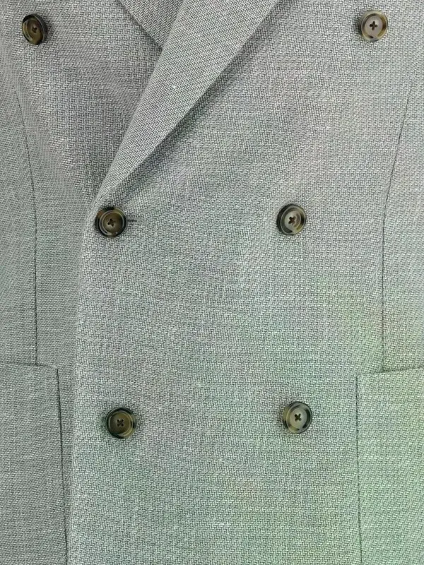 LARDINI Double-breasted Blazer - Grey
