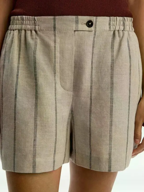 12 STOREEZ Striped Elasticated Waistband Shorts