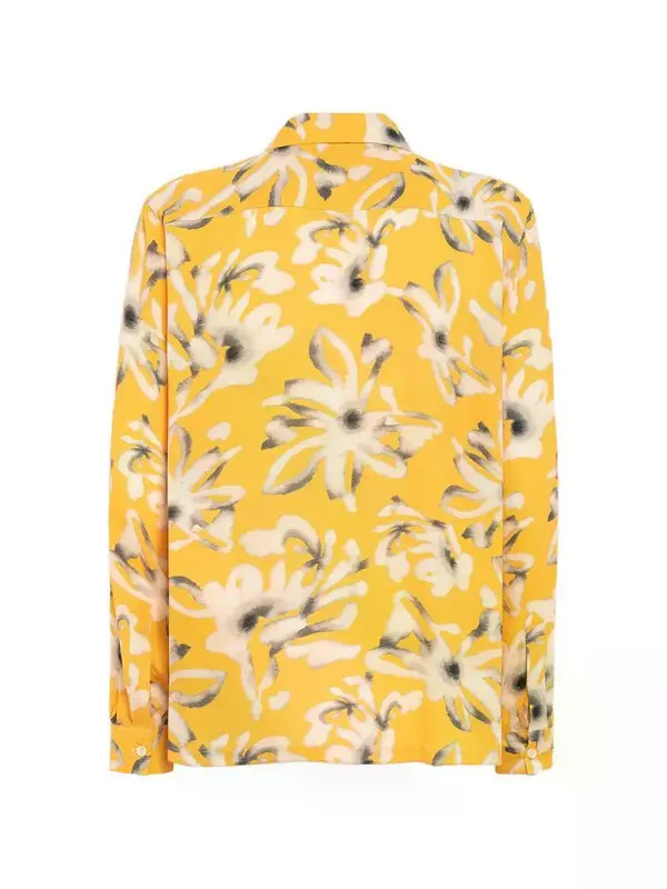 LANEUS Floral-pattern Shirt