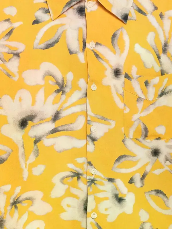 LANEUS Floral-pattern Shirt
