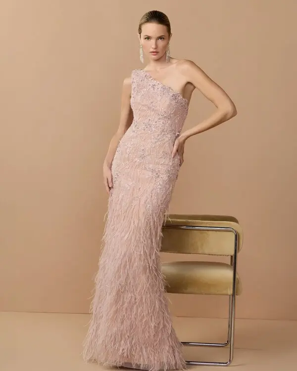 MAC DUGGAL COLLECTION Embellished Lace Gown - Pink