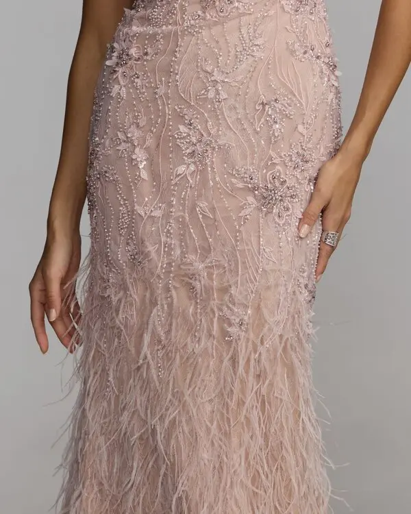 MAC DUGGAL COLLECTION Embellished Lace Gown