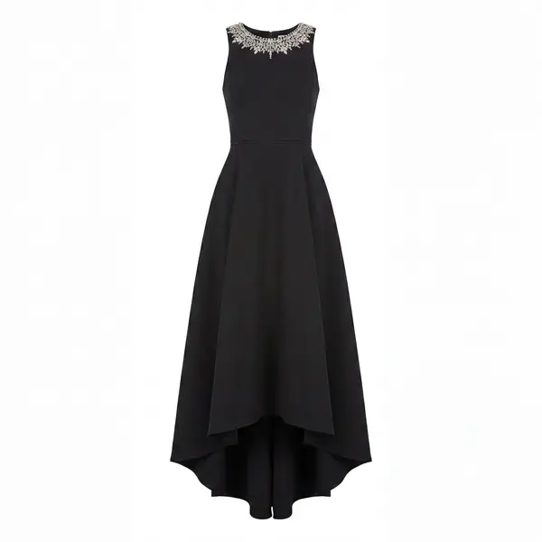 Mac Duggal Embellished High-low Gown - Black