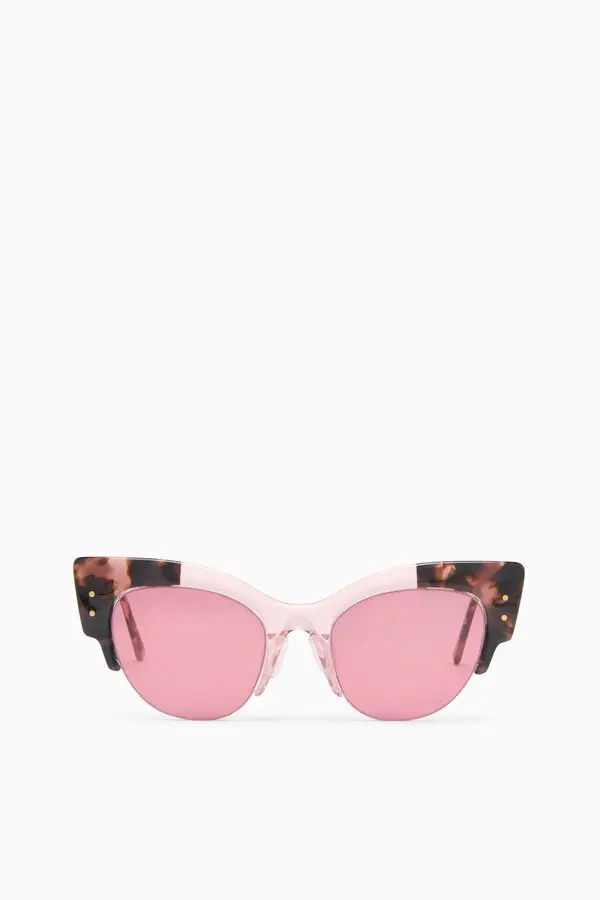 Ulla Johnson Marius Cat-eye Sunglasses - Rose Tortoise