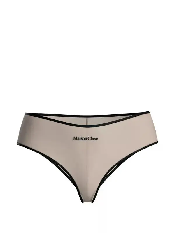 MAISON CLOSE La Parisienne Hipster Briefs - Neutrals