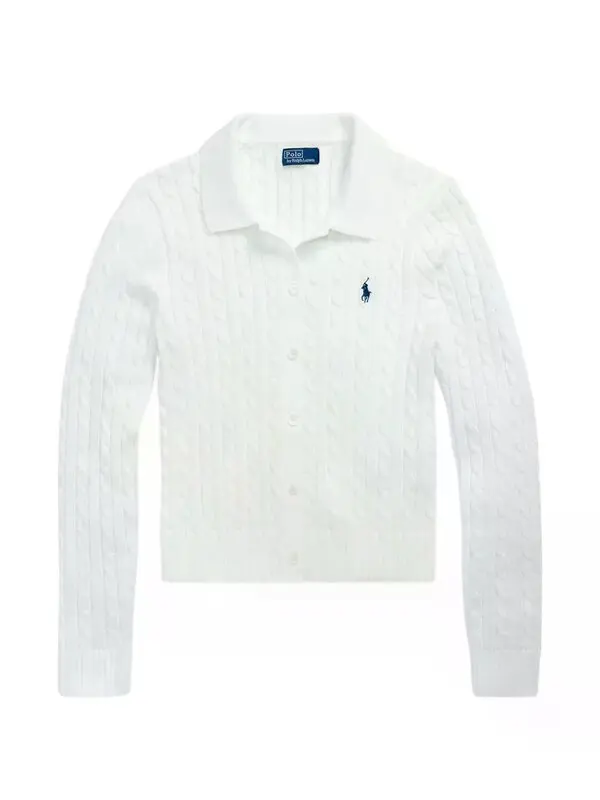 Polo Ralph Lauren Cable-knit Collared Cardigan