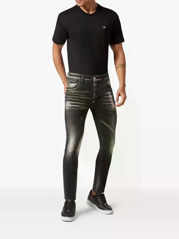 Philipp Plein Logo Label Trousers