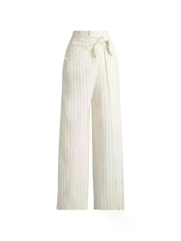 Ralph Lauren Rennie Striped Trousers - Neutrals