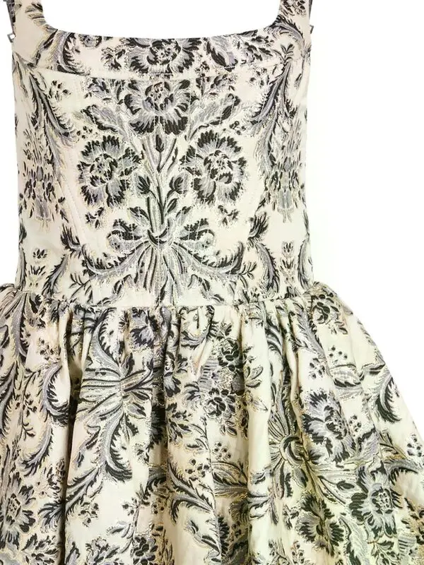 Alice + Olivia Guinevere Floral Mini Dress