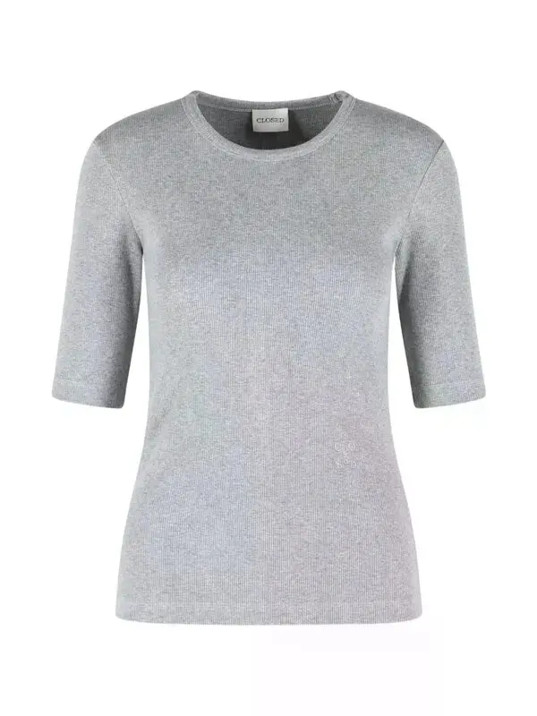 Closed Ribbed Crew-neck T-shirt