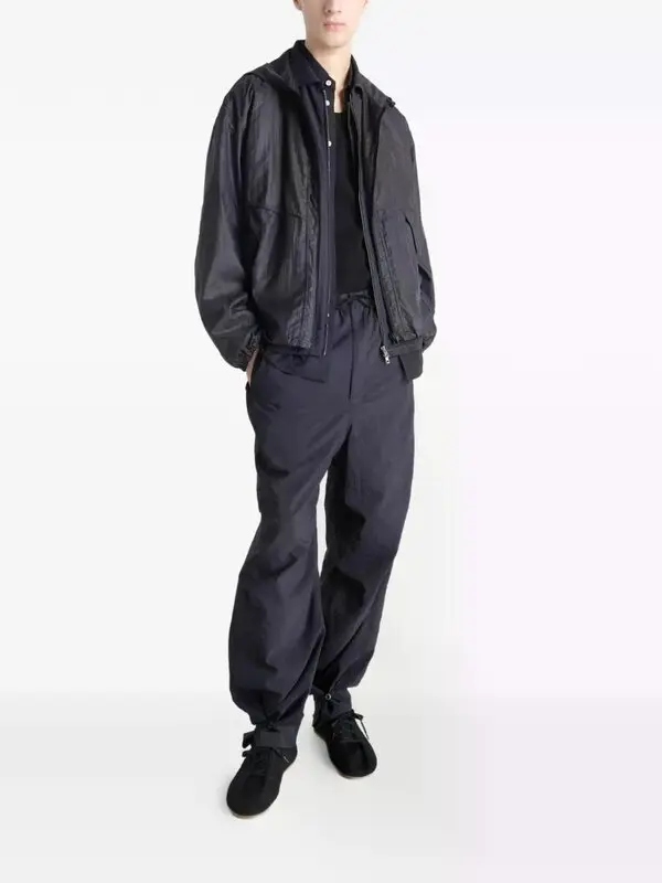 LEMAIRE Hooded Zip-up Windbreaker