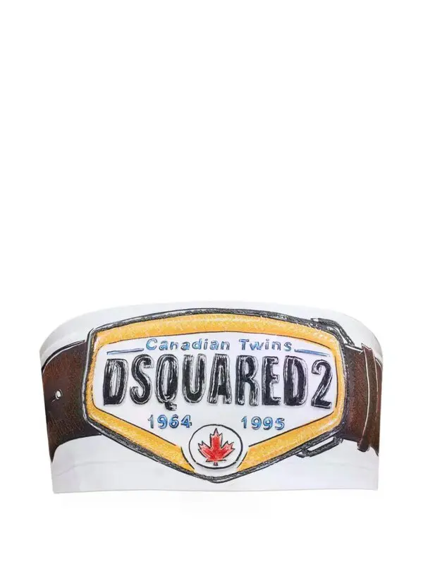 Dsquared2 Graphic Print Tank Top - White
