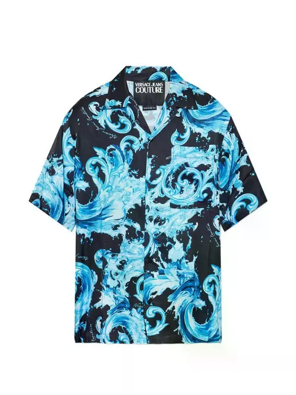 Versace Barocco Print Pocket Shirt