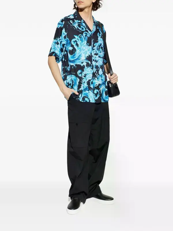 Versace Barocco Print Pocket Shirt