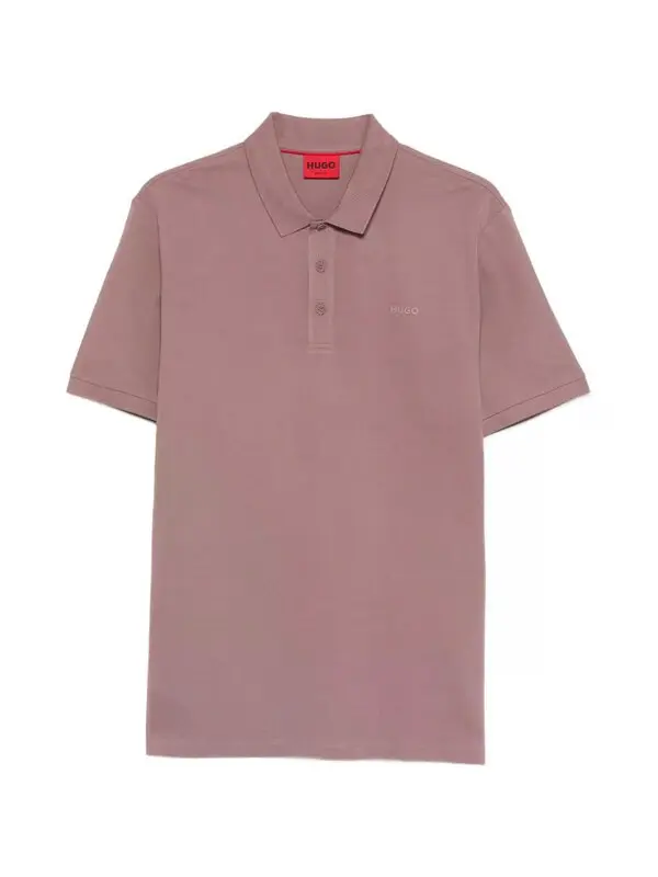 BOSS Buttoned Polo Shirt - Pink
