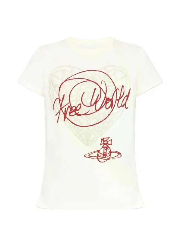 VIVIENNE WESTWOOD Embroidered T-shirt