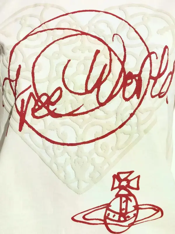 VIVIENNE WESTWOOD Embroidered T-shirt