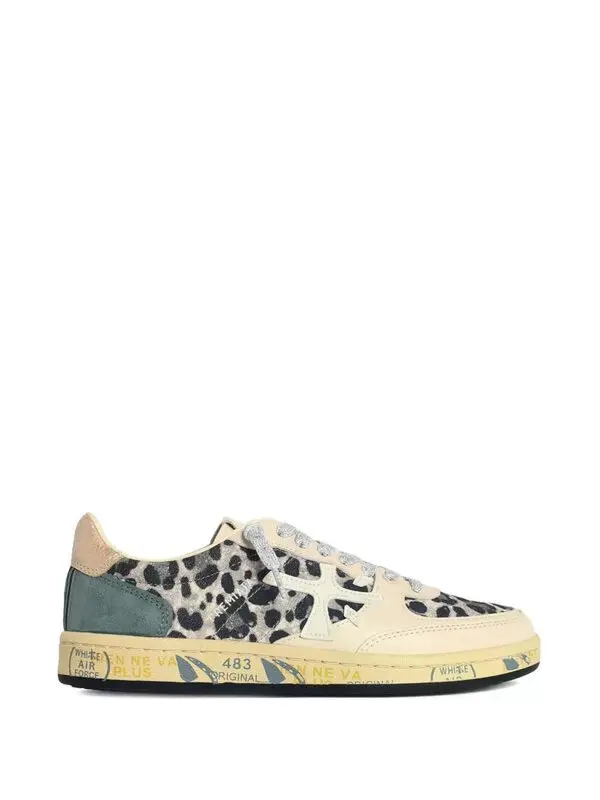 Premiata Leopard-print Leather Blend Sneakers