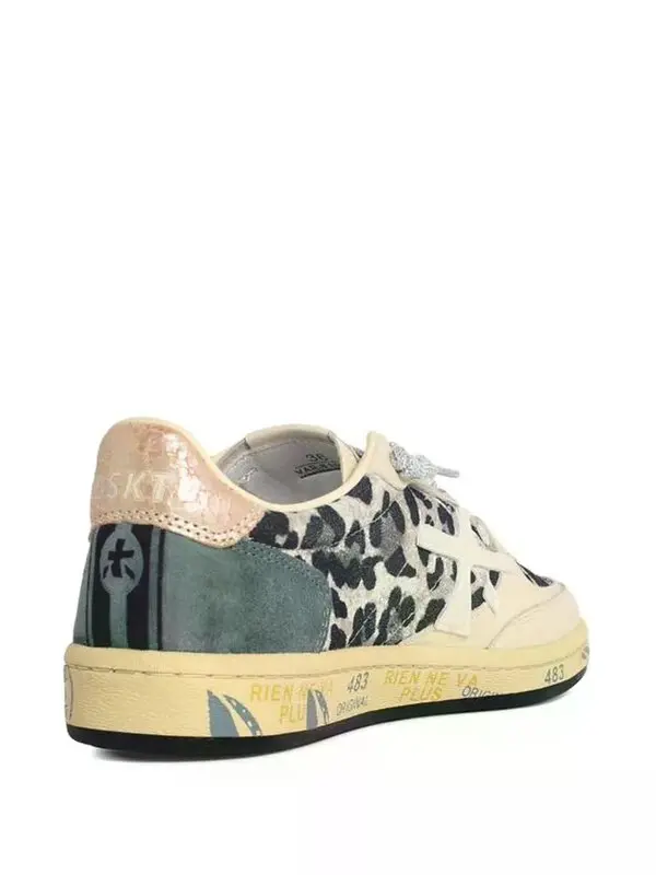 Premiata Leopard-print Leather Blend Sneakers