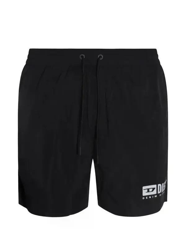 DIESEL Drawstring Logo Swim Shorts
