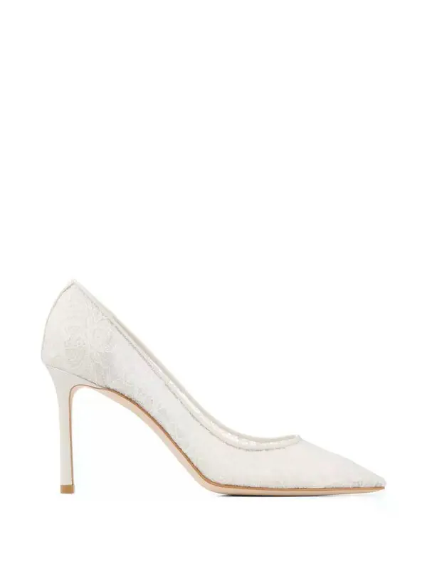 JIMMY CHOO Romy Lace Pointed Pumps