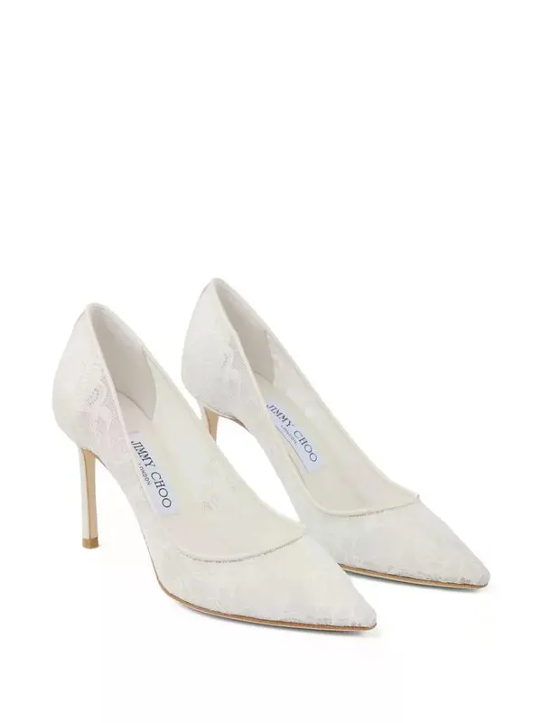 JIMMY CHOO Romy Lace Pointed Pumps